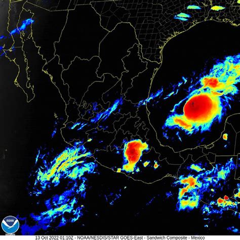 La Tormenta Tropical Karl Provocará Fuertes Lluvias En Zonas Del Sur Y