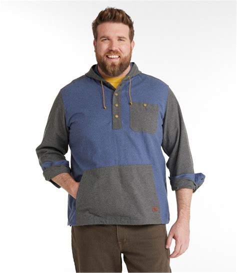 Mens Scotch Plaid Flannel Shirt Anorak Traditional Fit Colorblock