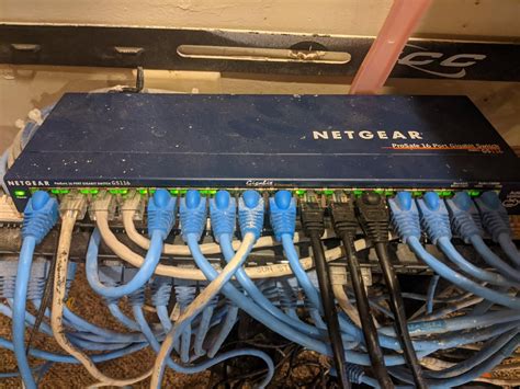 This Was The Primary Of 6 Daisy Chained Switch In The Office No
