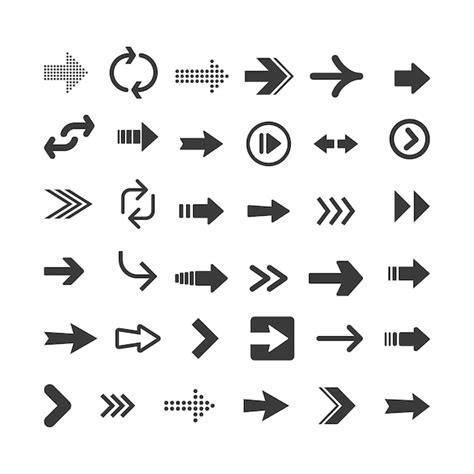 Premium Vector Arrow Icons Vector Set