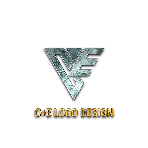 Ce Silver Gold Vector Logo Design Ce Logo Monogram Logo Design Ce
