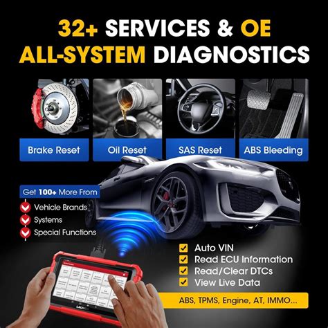 Launch X PROS Elite Car Diagnostic Tool For Full System Bidirectional Services ECU