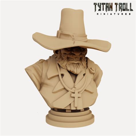 Rictavio Curse Of Strahd 3d Printed Bust — Empire Of Minis
