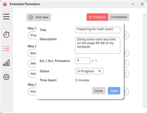 Extended Pomodoro