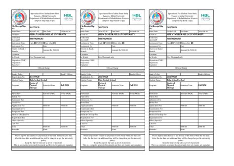 Doctor Of Physical Therapy Voucher Pdf Deposit Account Banks
