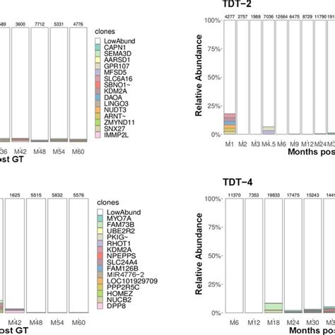integration site analysis isa for the patients with tdt same legend