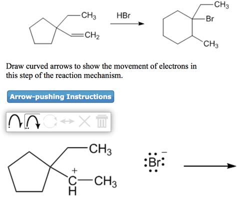 Solved -CH3 -CH3 HBr -Br CH2 CH3 Draw curved arrows to show | Chegg.com