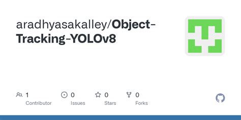 GitHub Aradhyasakalley Object Tracking YOLOv8