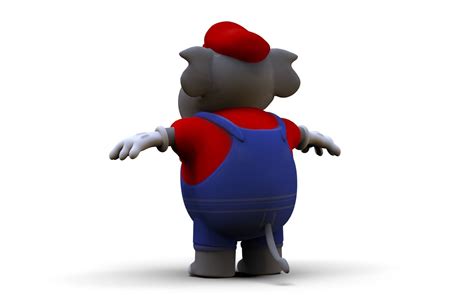3d Model Super Mario Wonder Elephant Vr Ar Low Poly Cgtrader