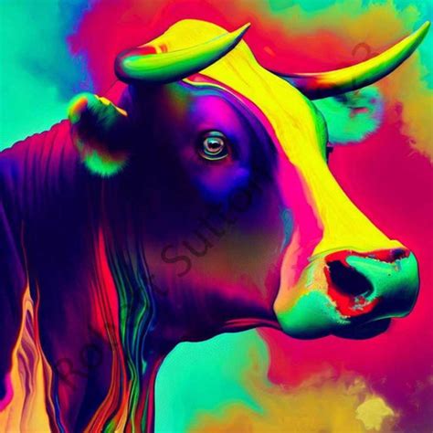 Rainbow Moo Didgiart