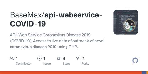 GitHub BaseMax Api Webservice COVID API Web Service Coronavirus Disease COVID
