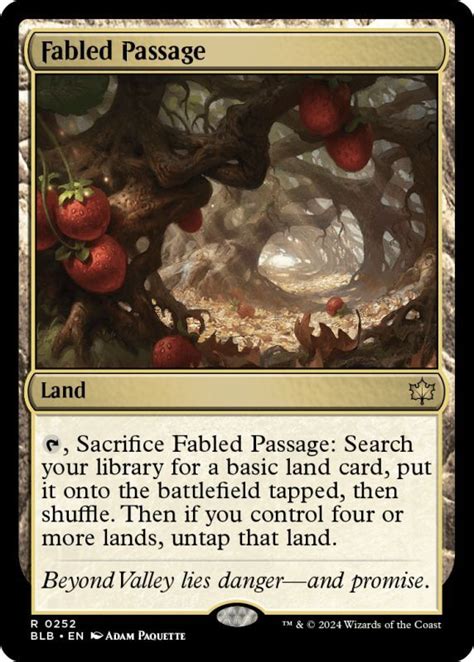 日本語版 寓話の小道 Fabled Passage BLB MTGシングルカード通信販売ゲームショップ とど