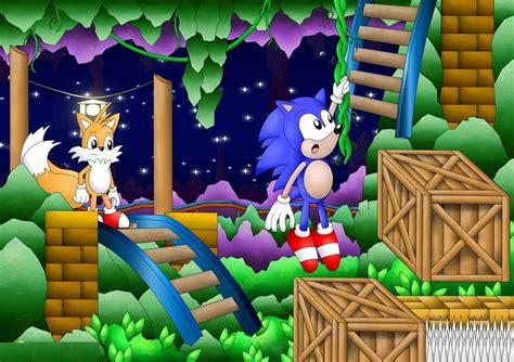 Download Sonic Mystic Cave Zone 1000 X 705 Wallpaper Wallpaper