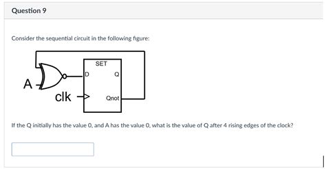 Solved Consider The Sequential Circuit In The Following Chegg