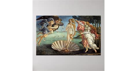 The Birth Of Venus By Sandro Botticelli Poster