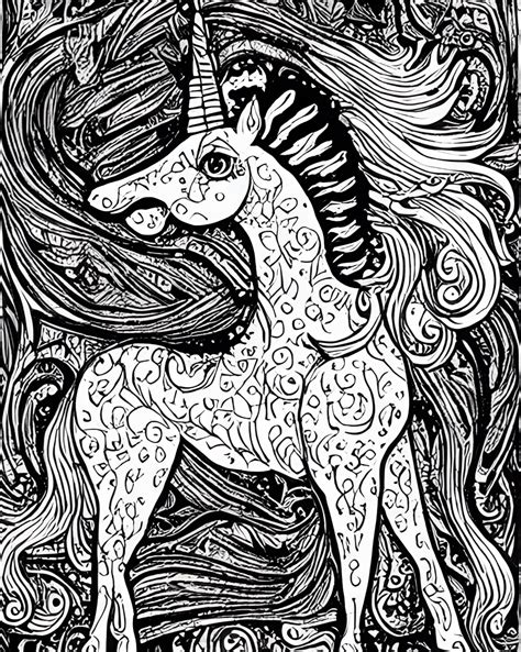 Unicorns Sparkle And Shine Coloring Page · Creative Fabrica