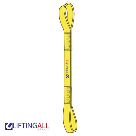 Eslinga De Poliester Mod Ee2 92p16t De 2 Capas Y 2″ De Ancho Tipo
