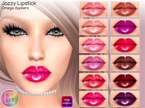 Second Life Marketplace Bootys Beauty Omega Lipstick ~ Jazzy