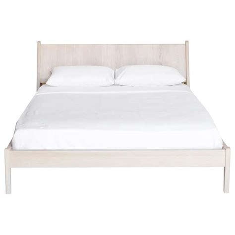 Plume Queen Bed In Nude By Sun At Six In Oak Wood At 1stdibs Nude Bed