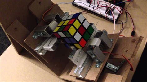 Initial Tests Of Raspberry Pi Rubix Cube Solver Youtube