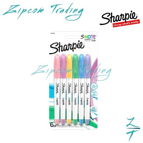 Sharpie S Note Creative Marker Highlighter Chisel Tip Shopee