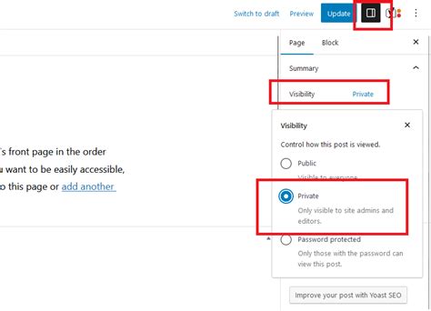 How To Hide A Page In WordPress