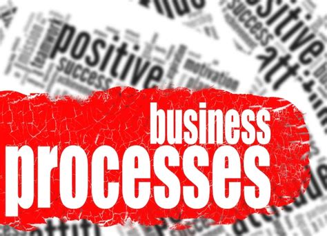 Premium Photo Word Cloud Business Processes