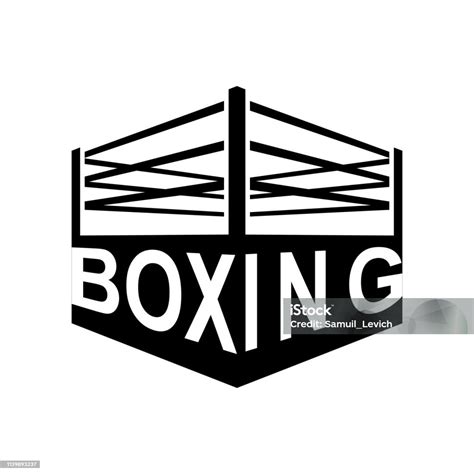 복싱 링 기호 기호입니다 권투 아이콘입니다 벡터 일러스트 경쟁에 대한 스톡 벡터 아트 및 기타 이미지 경쟁 공격성 권투