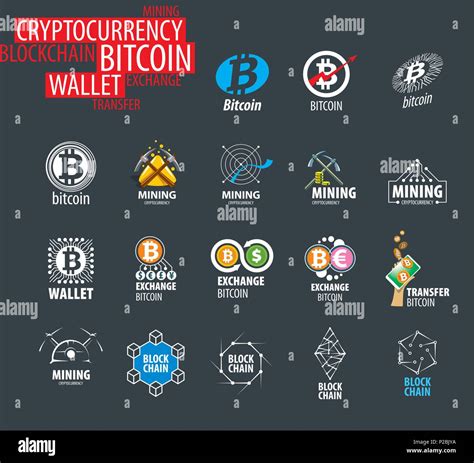 Vector Icon Set For Cryptography Stock Vector Image Art Alamy