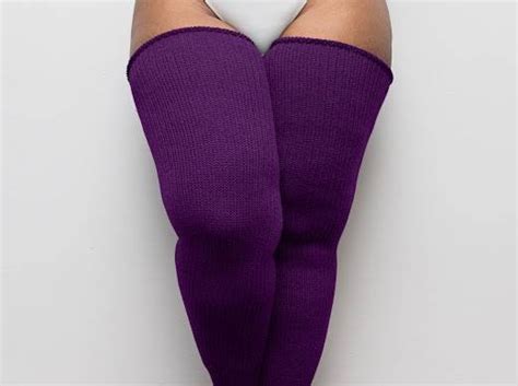 Real Plus Size Thigh Highs Thunda Thighs Over The Knee Long Etsy