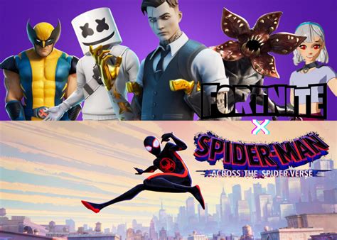 Fortnite X Spider Verse Is The New Fortnite Spiderman Bundle Based On