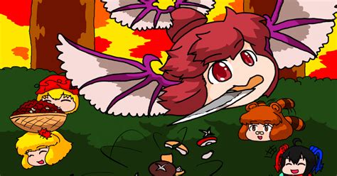 Touhou Project Yukkuri Reimu Hakurei ゆっくり達の秋祭り その17 Pixiv