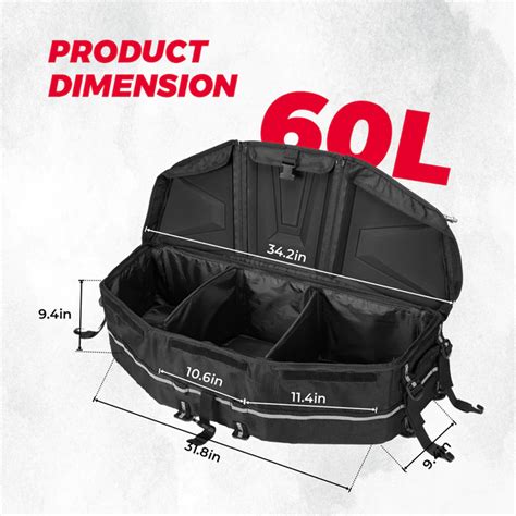 Universal Utv Or Atv Cargo Storage Bag W Insulated Cooler Utv Direct