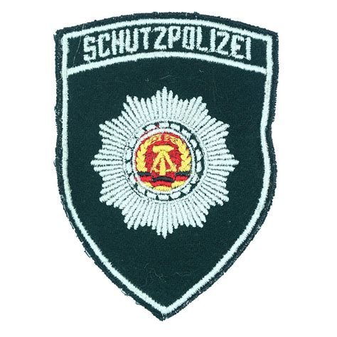 Ddr East German Schutzpolizei Arm Patch Dw Militaria