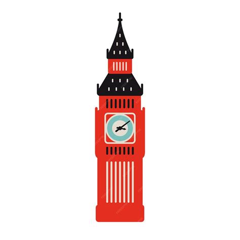 Premium Vector Big Ben London Landmark Flat Style Vector Illustration