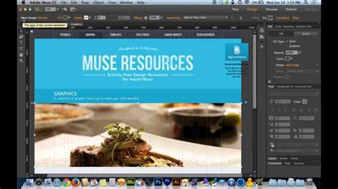 Adobe Muse Cc Tutorial Width Slideshow Youtube