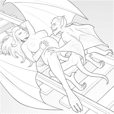 Rule 34 1boy 1girls Anthro Belly Big Belly Breasts Erection Feline