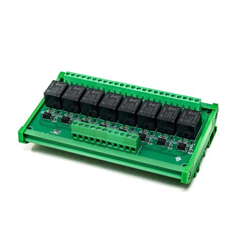 12V 8 Channels Relay Module High And Low Triggering Optocoupler