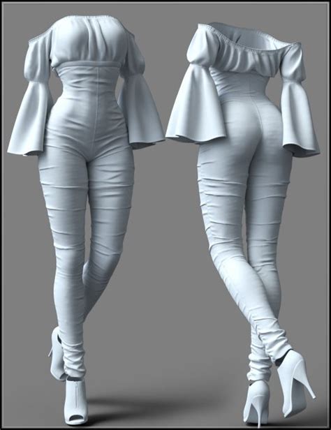 Dforce Fancy Pants Outfit Bundle For Genesis 8 And 8 1 Females Fancy