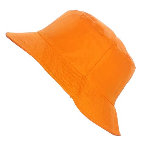 Chapéu Bucket Hat Laranja Masculino Feminino Liso Promoção Shopee Brasil