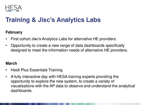 HESA Data Opportunities Ppt Download