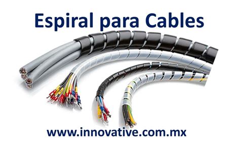 Espiral Para Cables Blanco Negro Y En Colores
