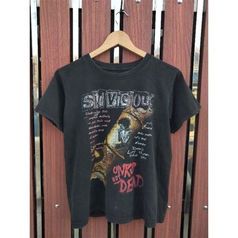 เสื้อยืดมือสอง Vintage Sid Vicious Thai 90 ลายหน้าหลัง Shopee Thailand