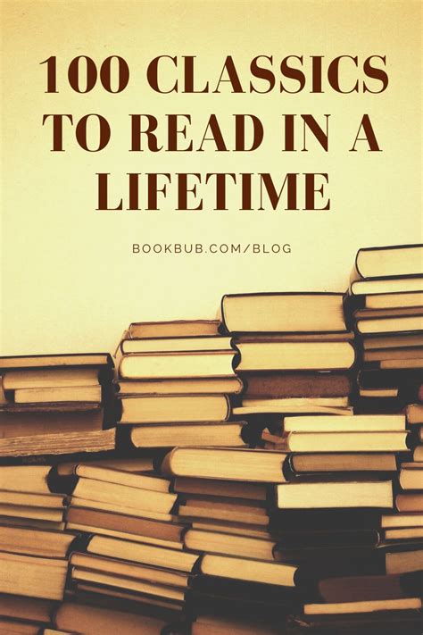 A Pile Of Books With The Title100 Classics To Read In A Life Time