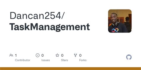 GitHub Dancan254 TaskManagement