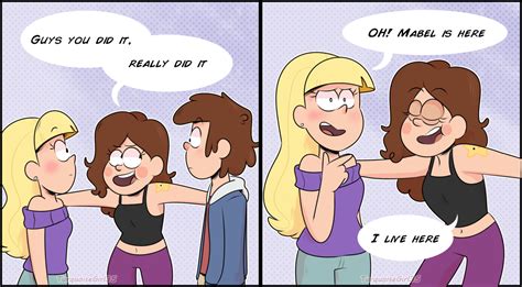 Mabel Seconds After Dipper And Pacifica Started Dating Rdipcifica
