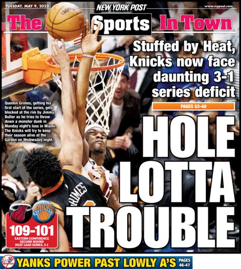 Ny Post Cover For May 9 2023 New York Post