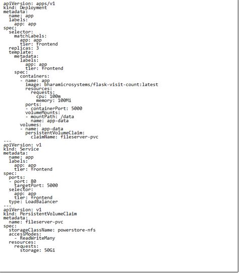 ‎nfs kubernetes persistent volumesに関するdell powerstoreのfile capabilities