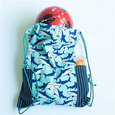 Sew An Easy Diy Drawstring Backpack Elizabeth Made This