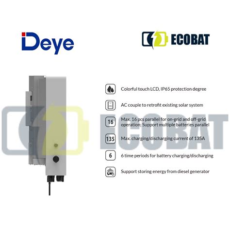 Invertor Deye Hibrid Sun 5k Sg03lp1 Eu Ecobat Energy